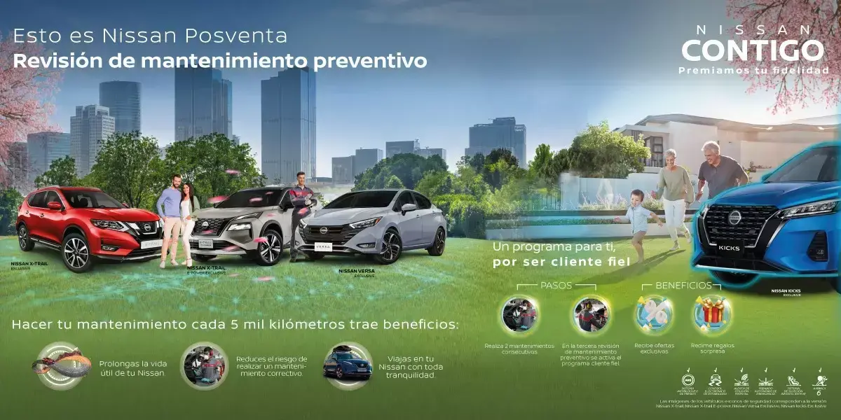 Todos los servicios Postventa en Nissan